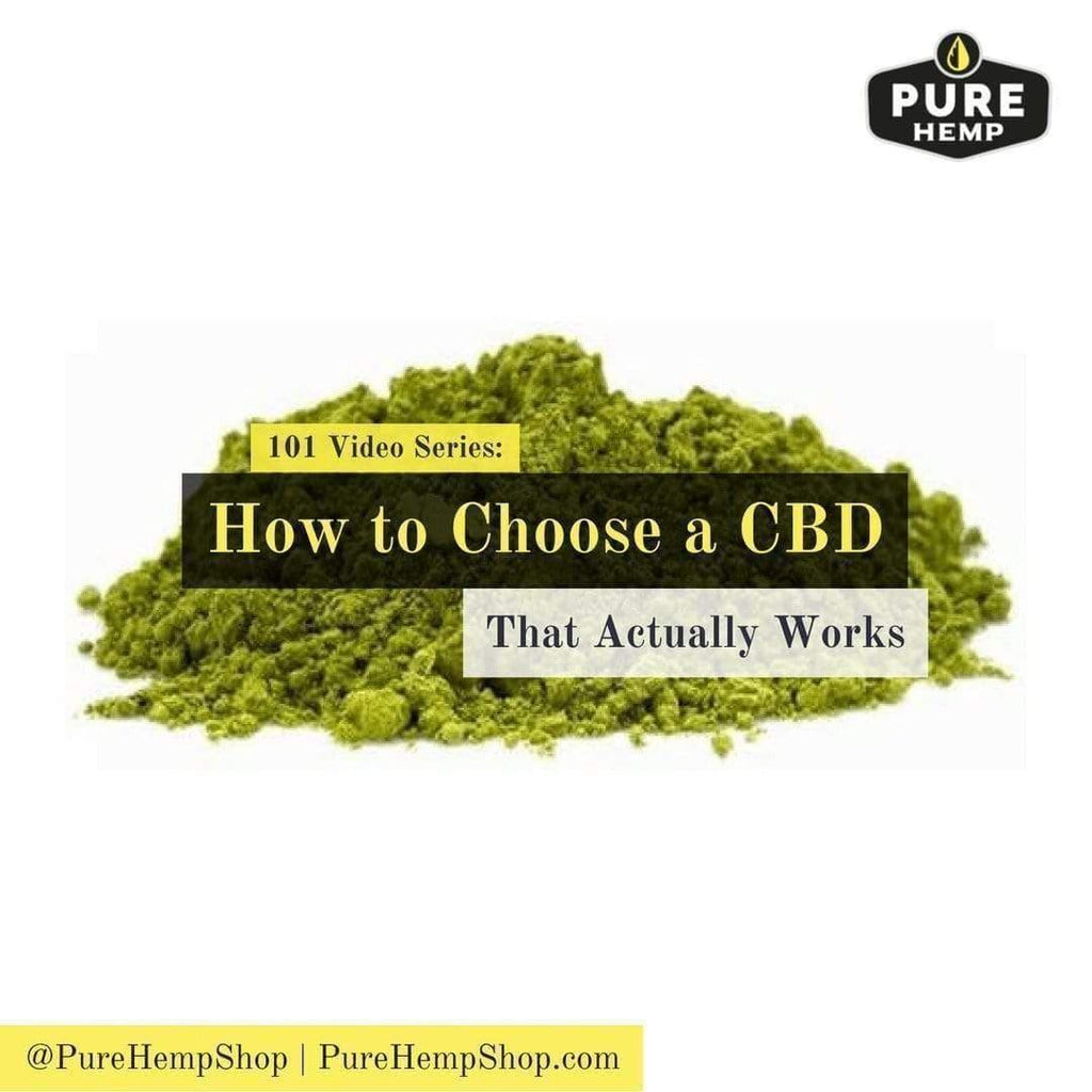 How Do You Choose A Good CBD? — Pure Co