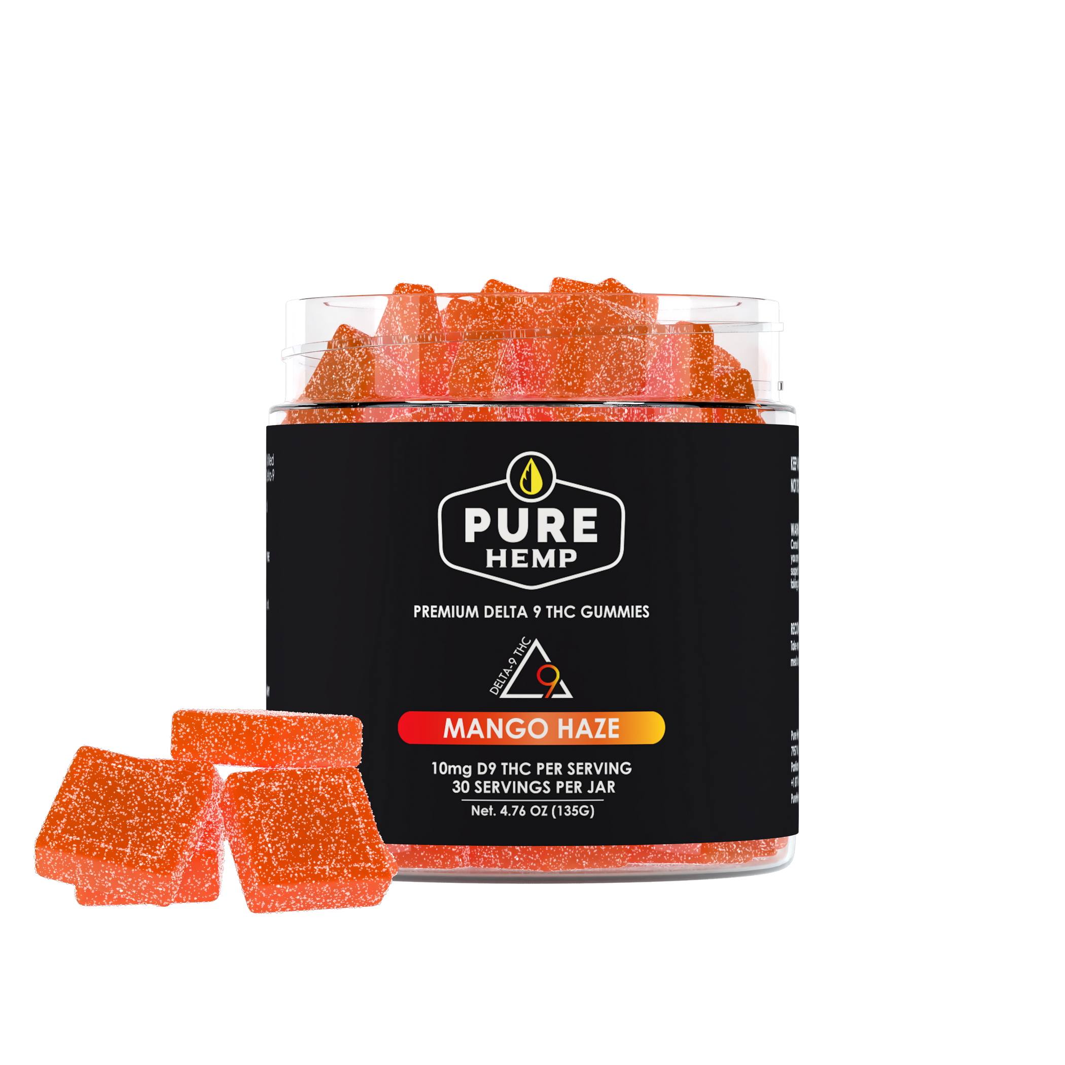 Mango Haze Delta 9 THC Gummies — Pure Co