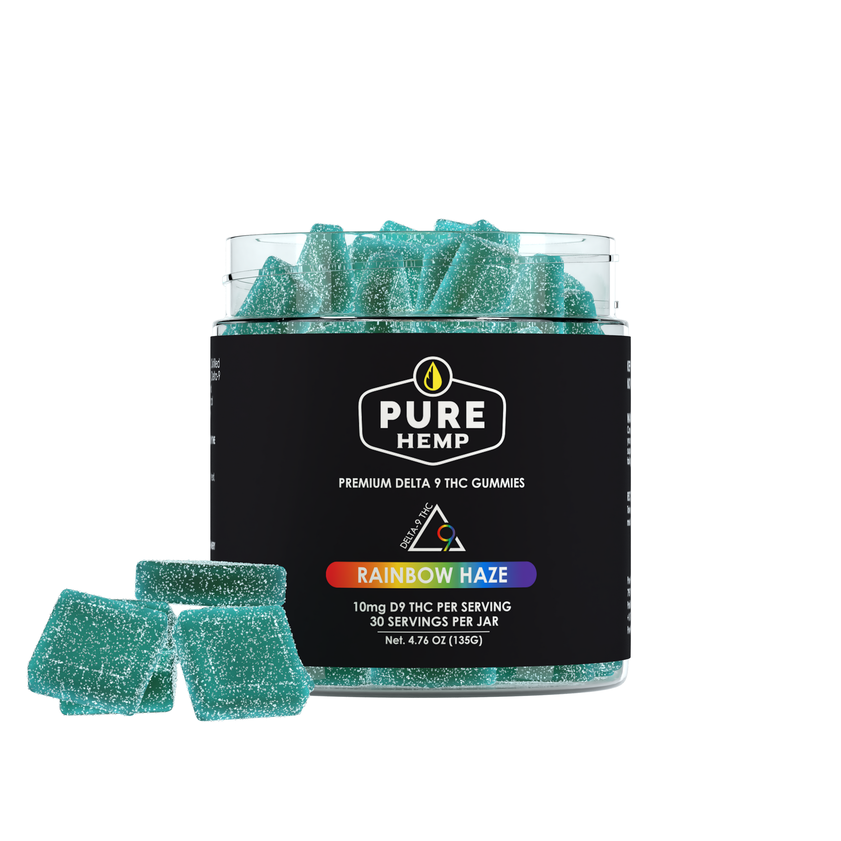 Rainbow Haze Delta 9 THC Gummies — Pure Co